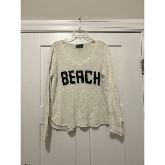 Wooden Ships | Sweaters | Wooden Ships Beach Ivory Open Knit ...